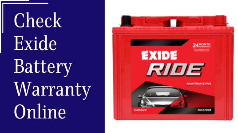 How to Check Exide Battery Warranty Online - Check By Serial