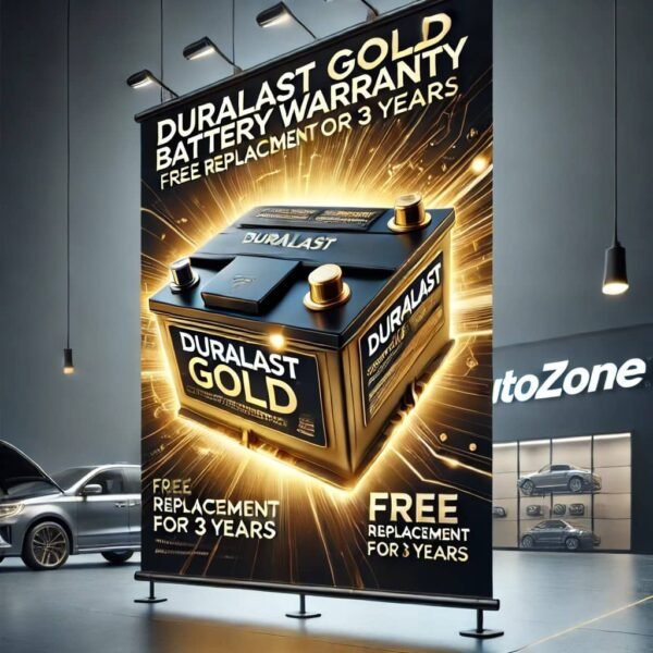 Replace your Duralast Gold battery under warranty