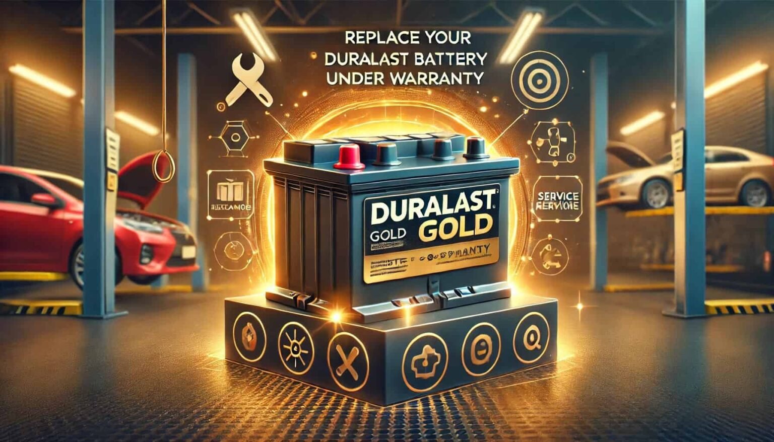 Replace your Duralast Gold battery under warranty